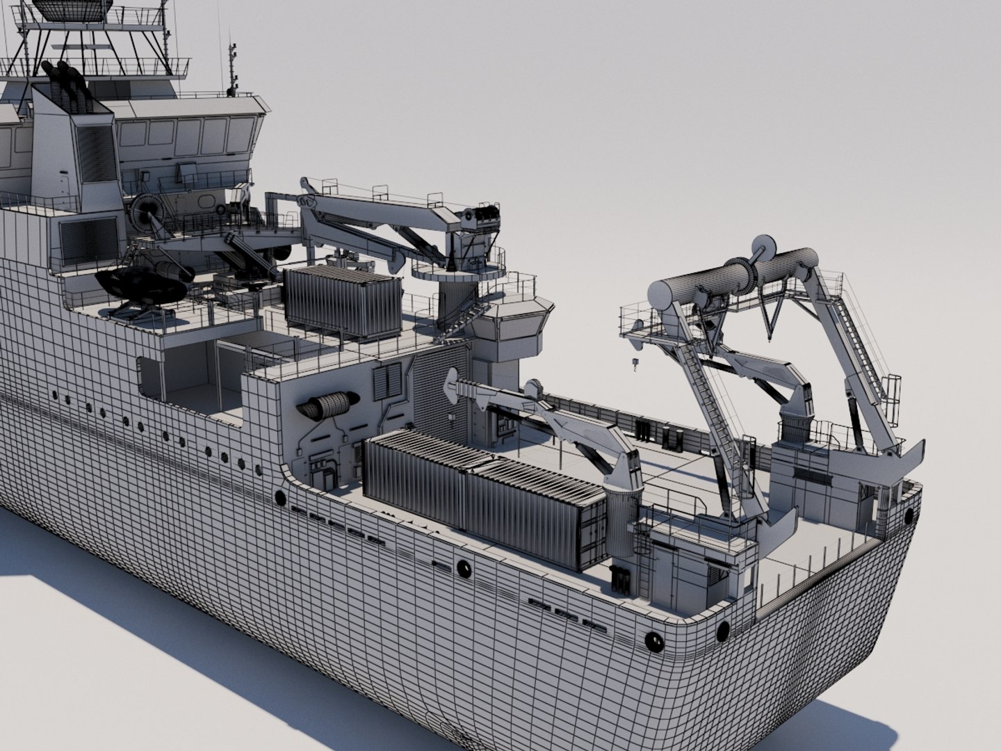 Research Discovery Vessel Ship 3D Model - TurboSquid 1344329