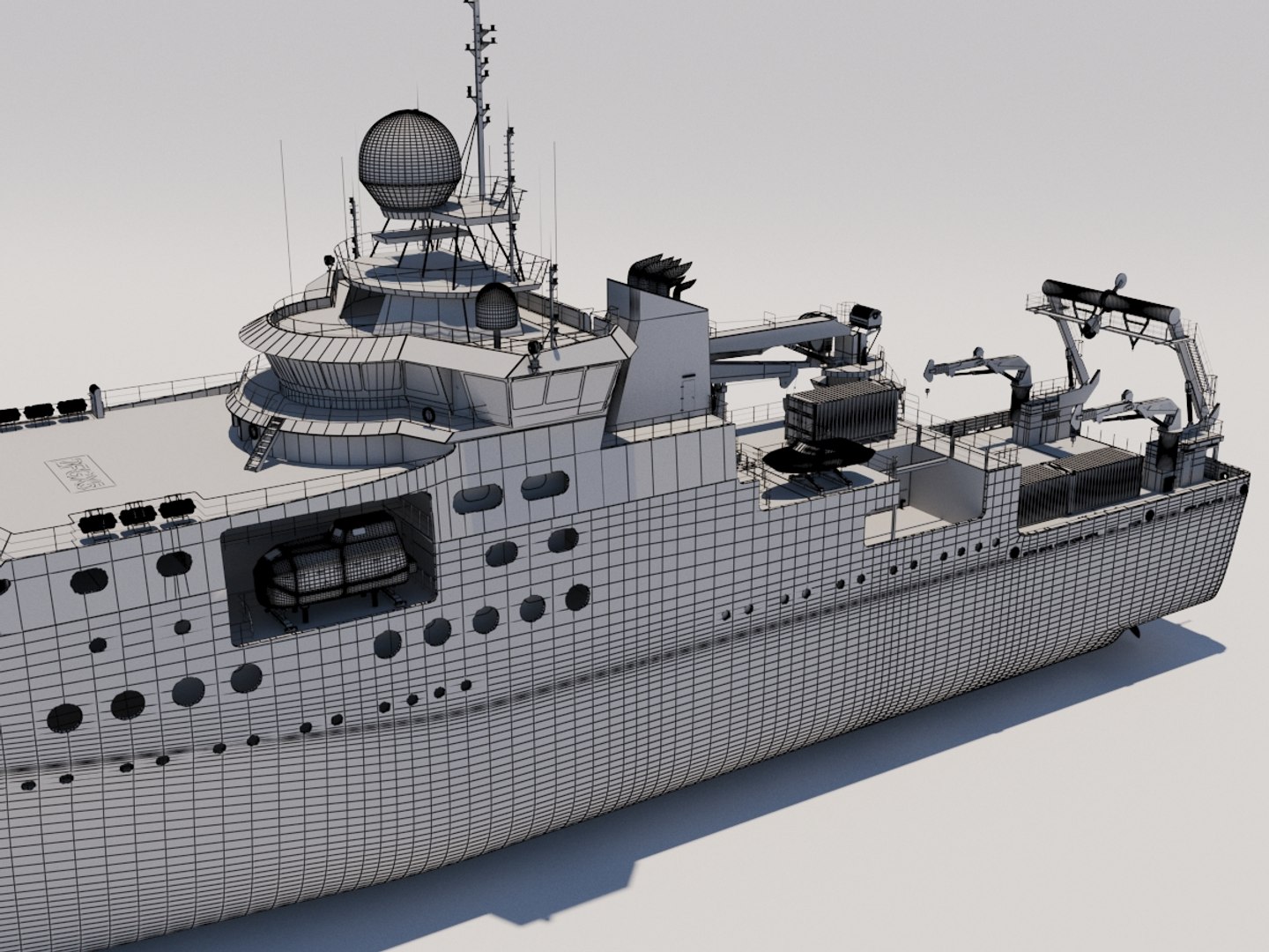 Research Discovery Vessel Ship 3D Model - TurboSquid 1344329