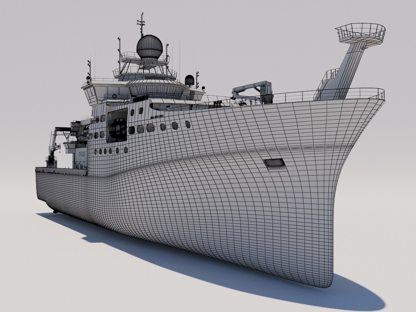 Research Discovery Vessel Ship 3D Model - TurboSquid 1344329