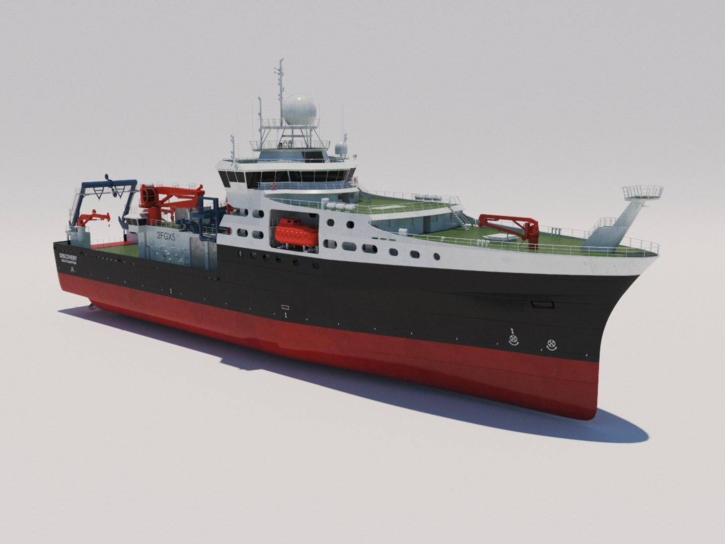 Research Discovery Vessel Ship 3D Model - TurboSquid 1344329