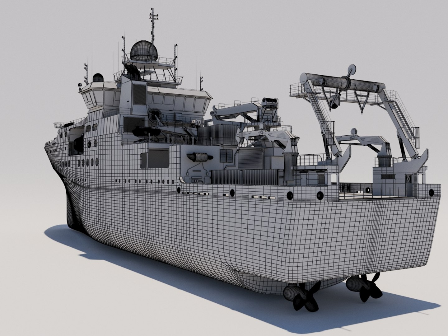 Research Discovery Vessel Ship 3D Model - TurboSquid 1344329
