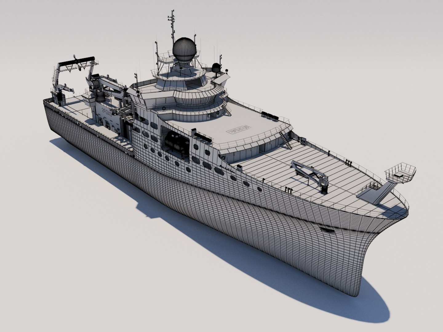 Research Discovery Vessel Ship 3D Model - TurboSquid 1344329