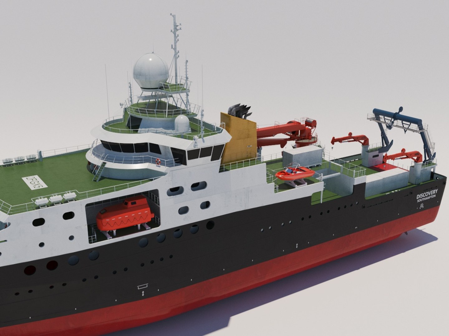 Research Discovery Vessel Ship 3D Model - TurboSquid 1344329