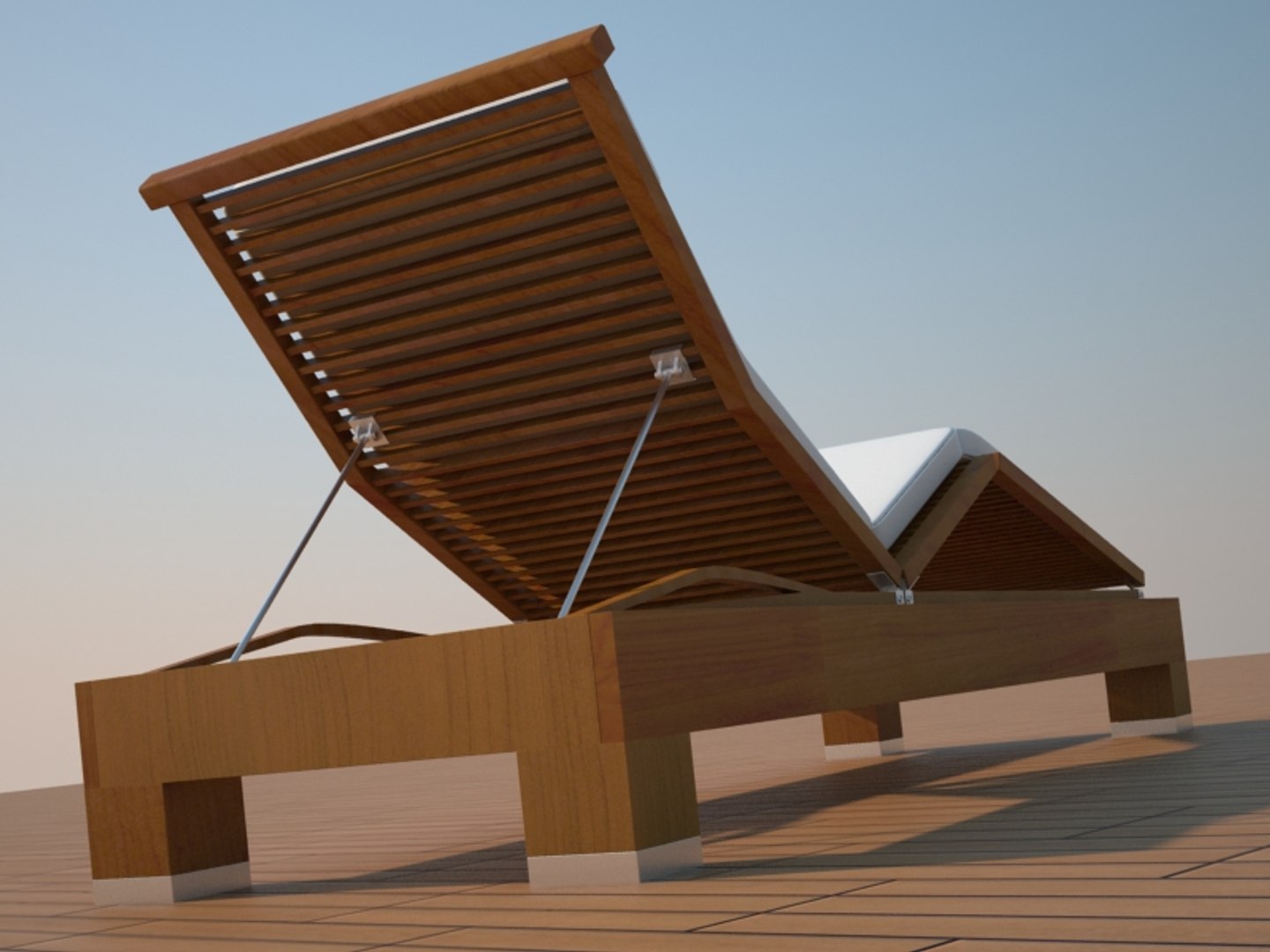 3d Model Pool Chair