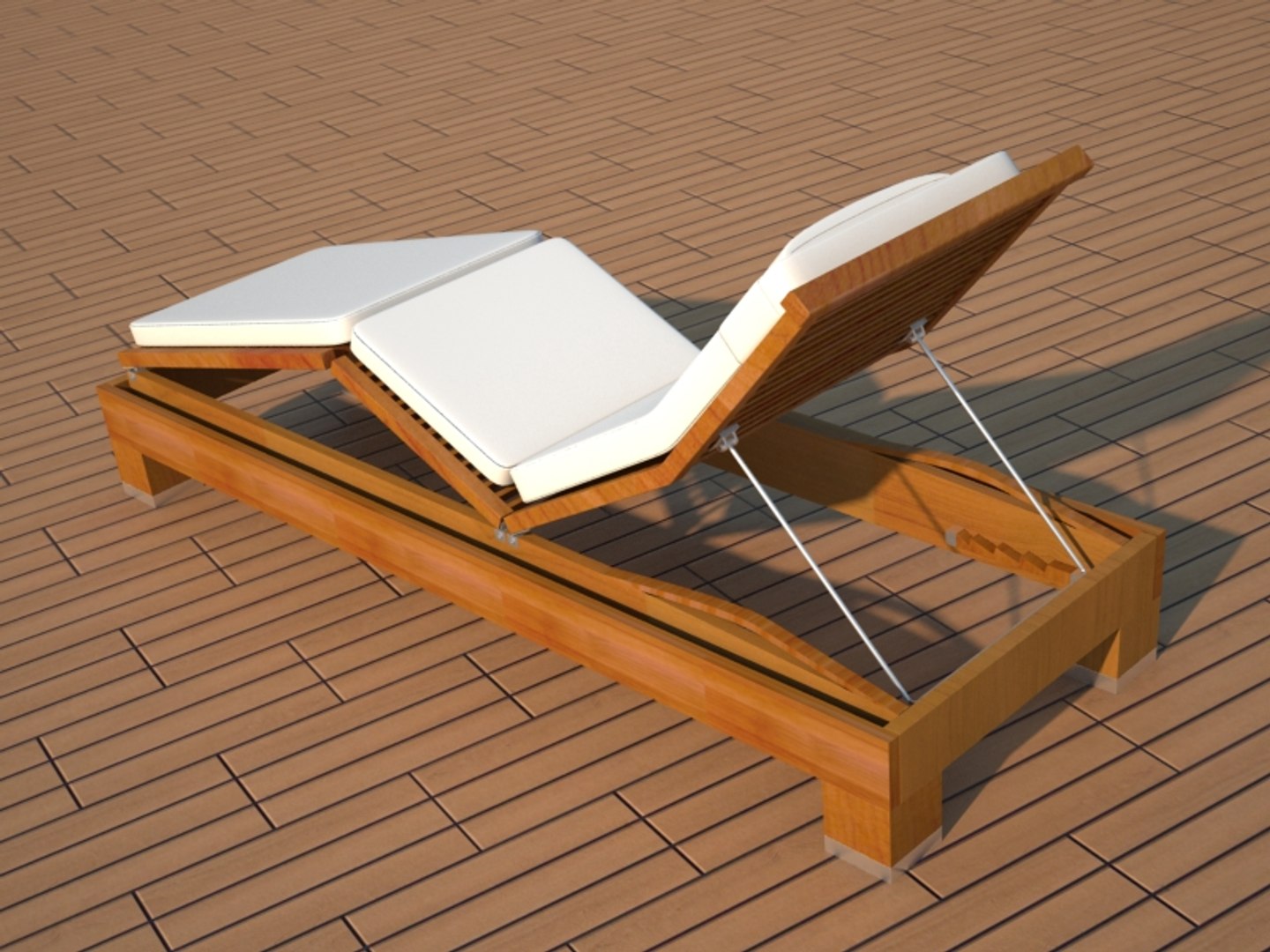3d Model Pool Chair