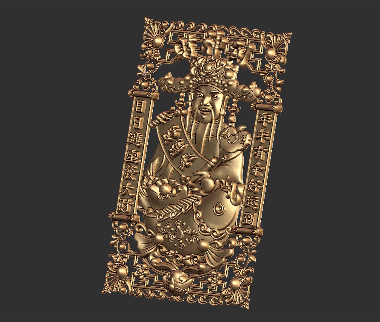 3D Model God Wealth - TurboSquid 1610200