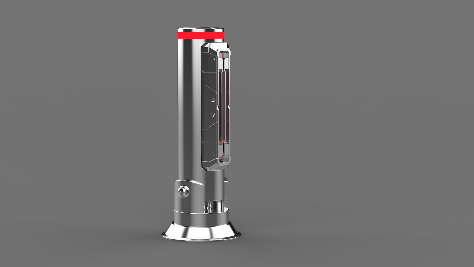 Sci Fi Boundary Sign 3D Model - TurboSquid 1925588