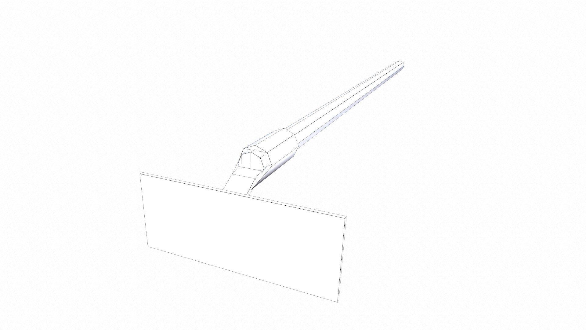 3D Model Hoe 3D Model - TurboSquid 2324165