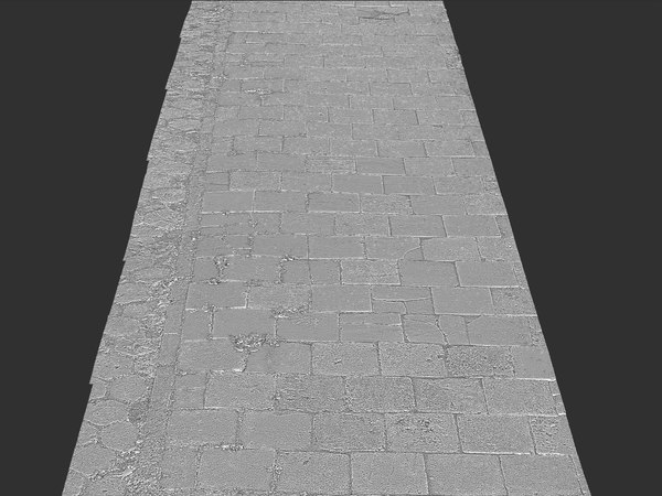 sidewalk pavement scanned obj