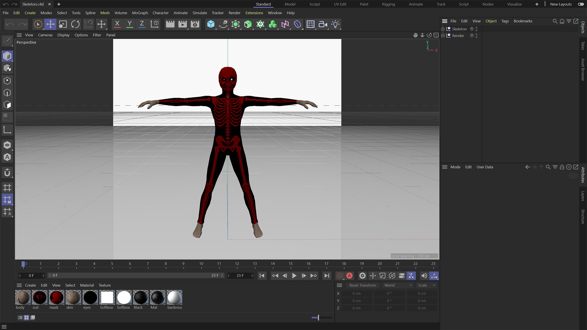 3D Model Skeleton - TurboSquid 1864530