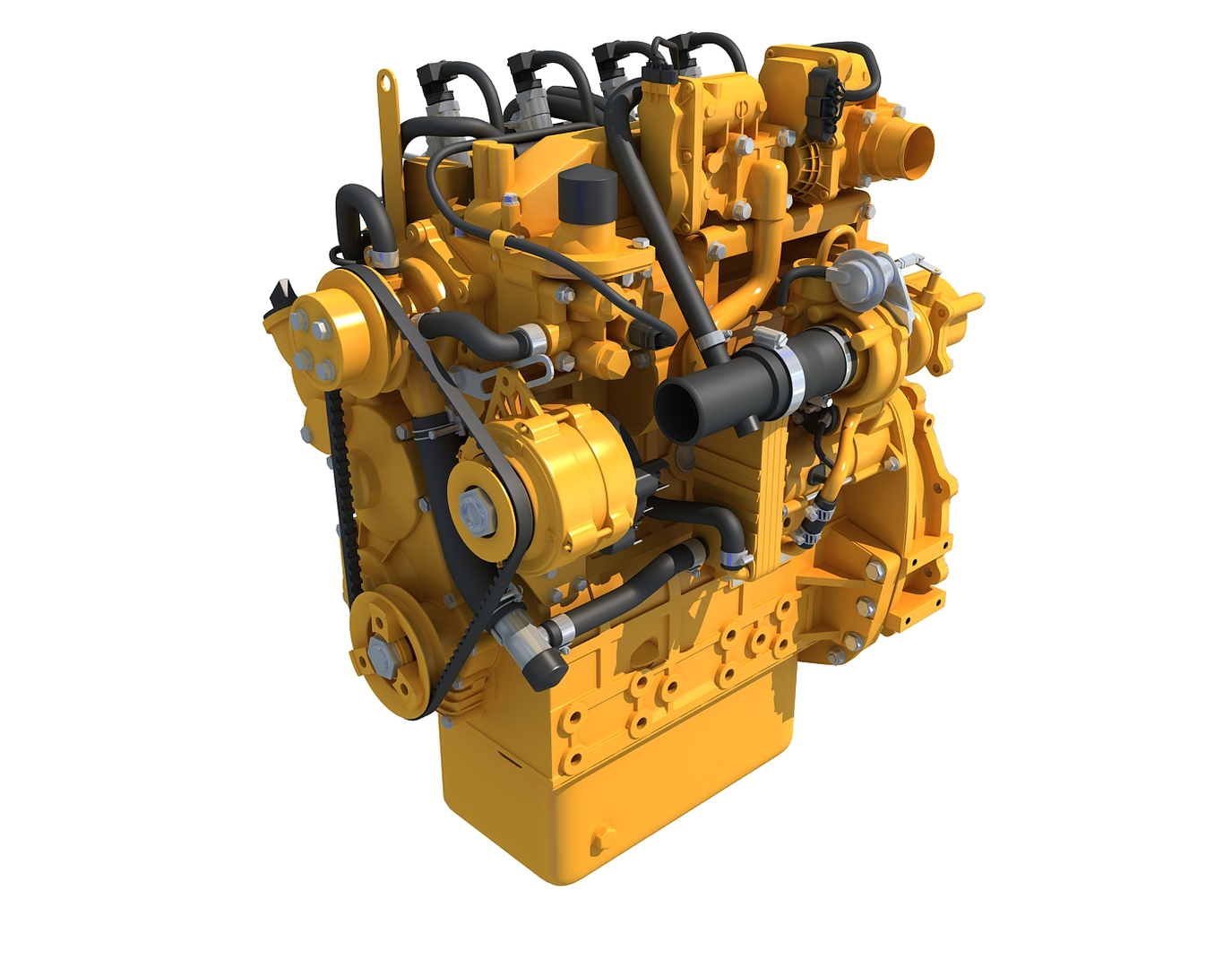 Industrial Diesel Engine 3D Model - TurboSquid 1287024