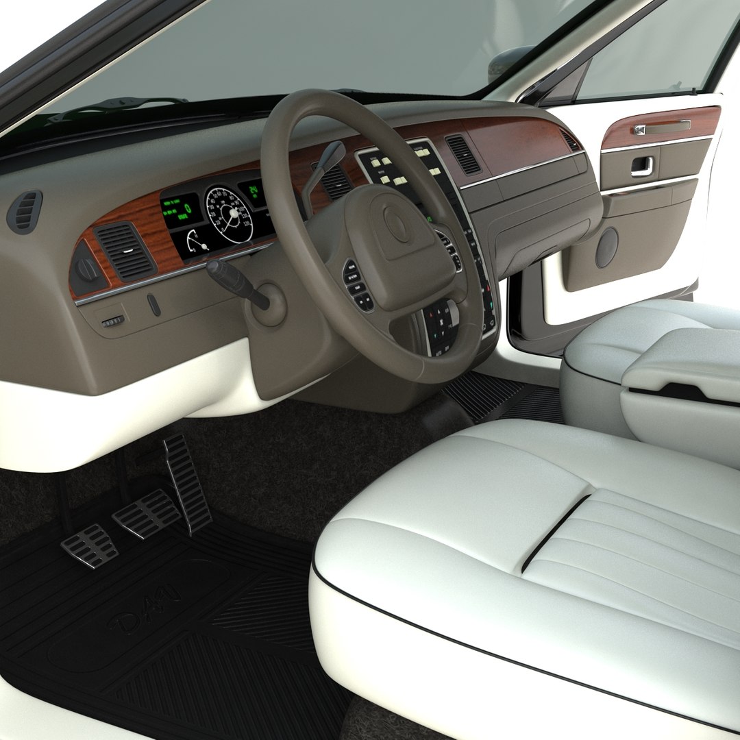 3d stretch car limousine black