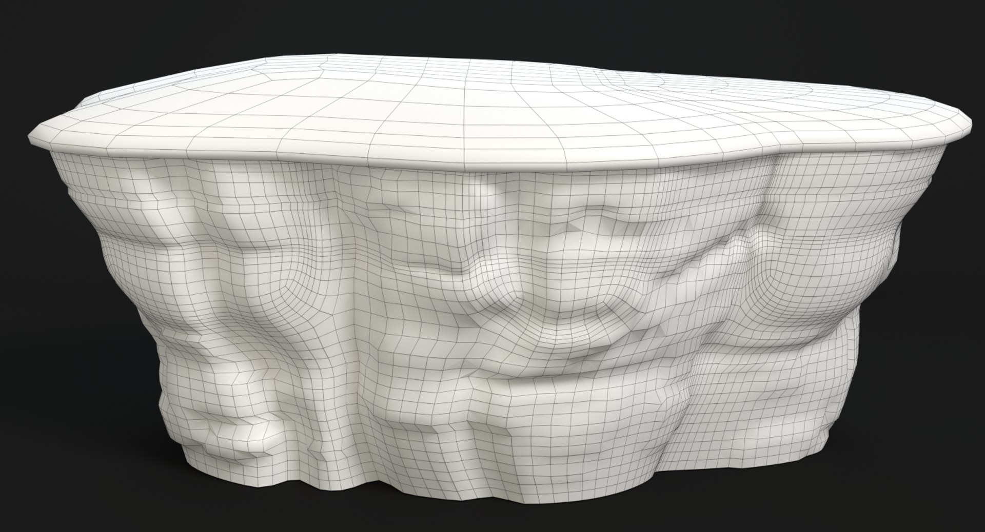 Cartoon Mountain Cliff 3d Max