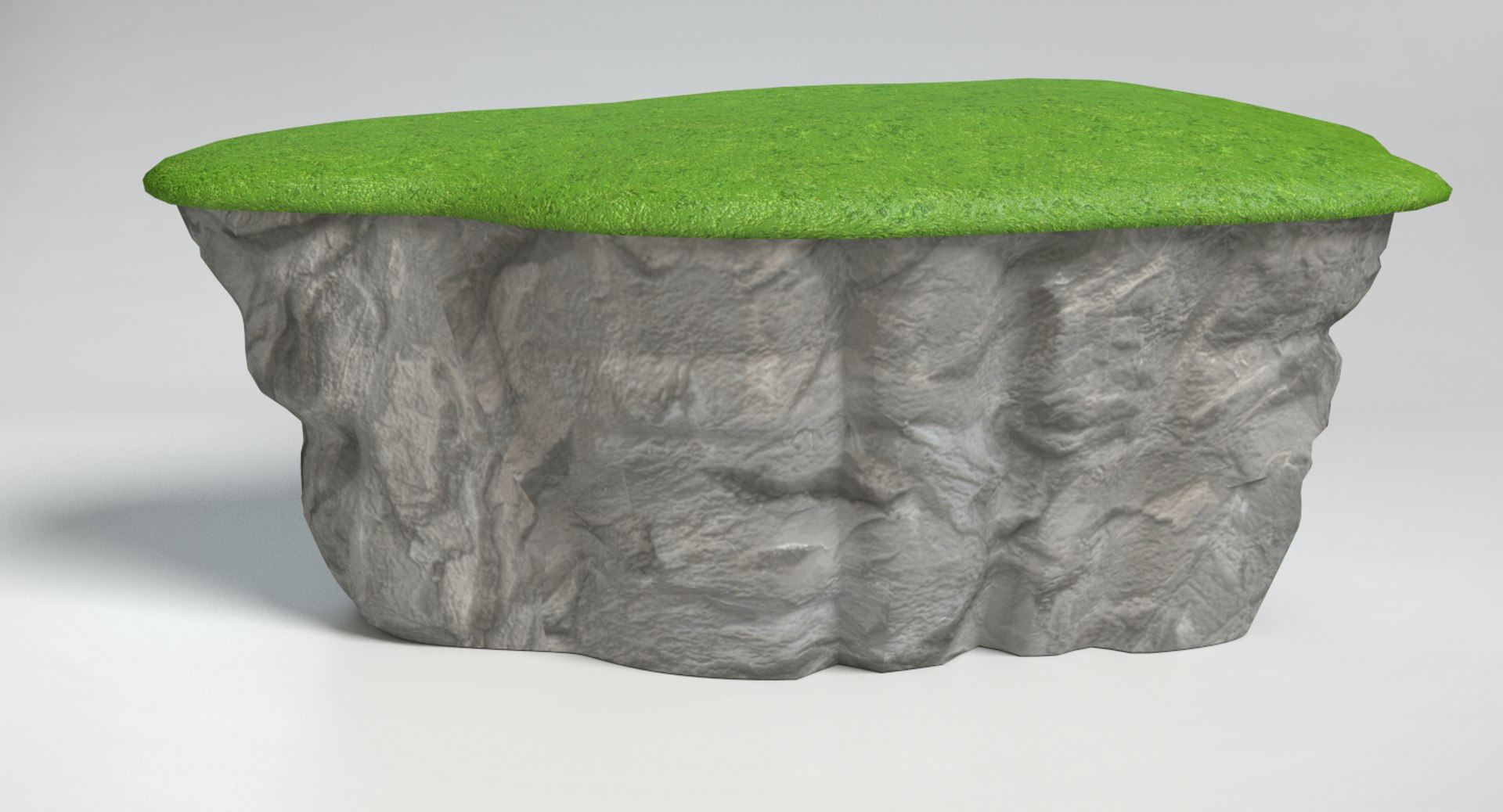 Cartoon Mountain Cliff 3d Max