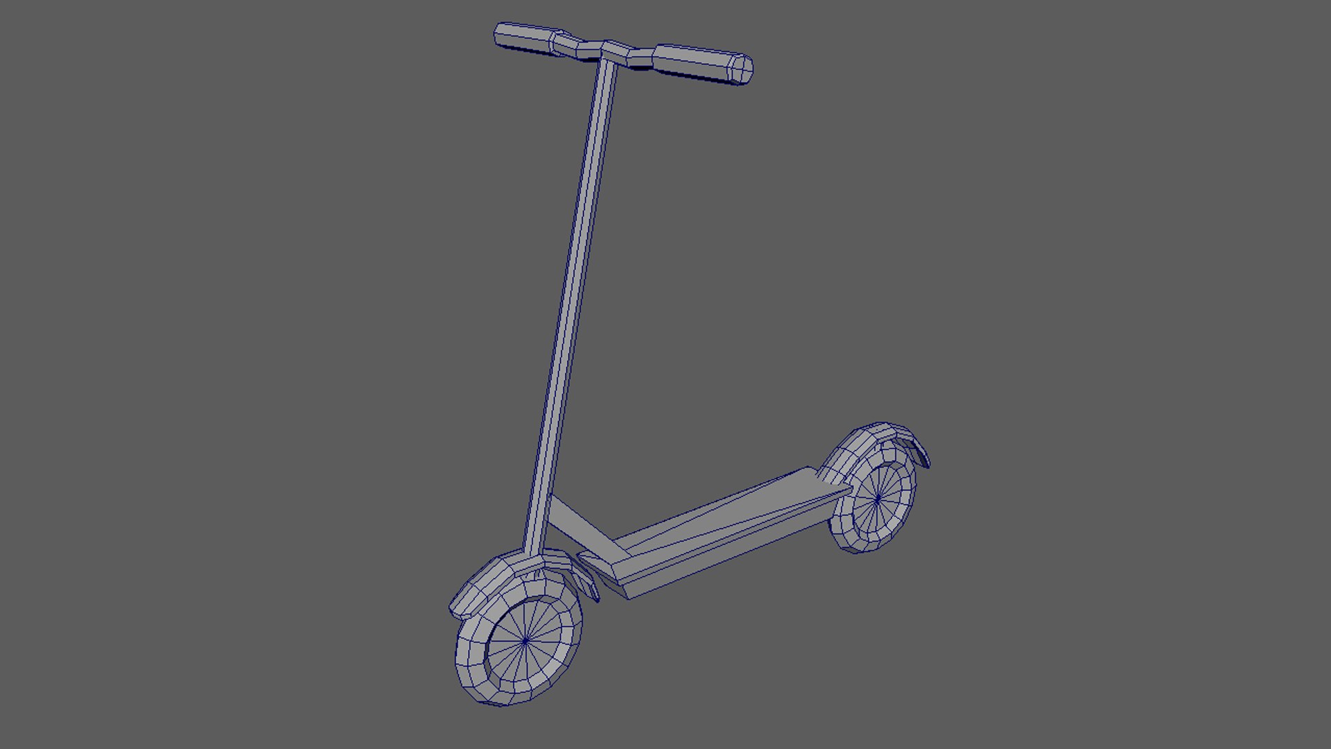 Low Poly Scooter 01 3D Model - TurboSquid 2167906