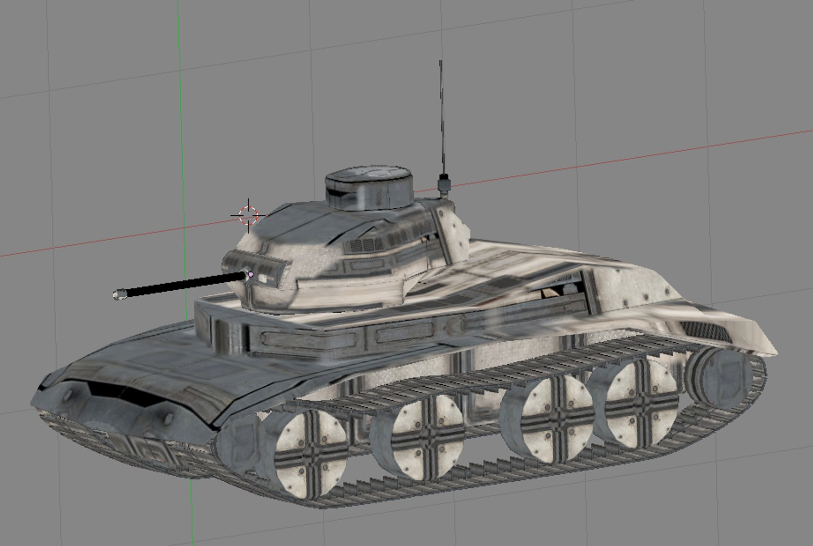 3d model tank treads