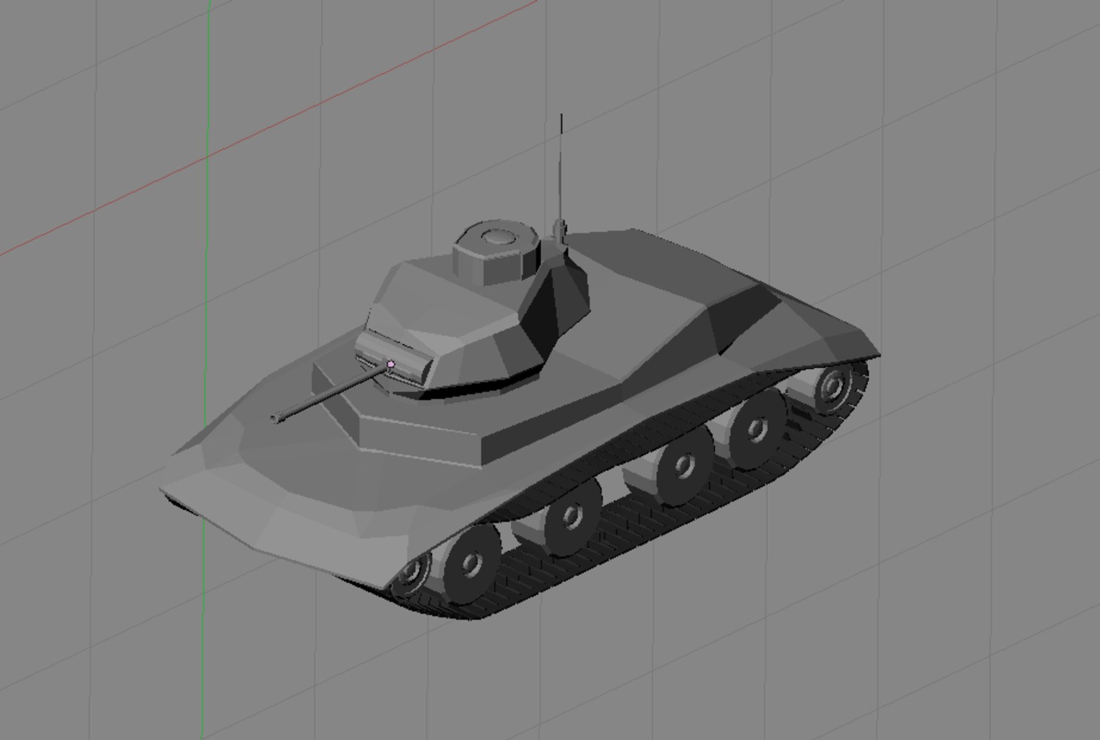 3d model tank treads