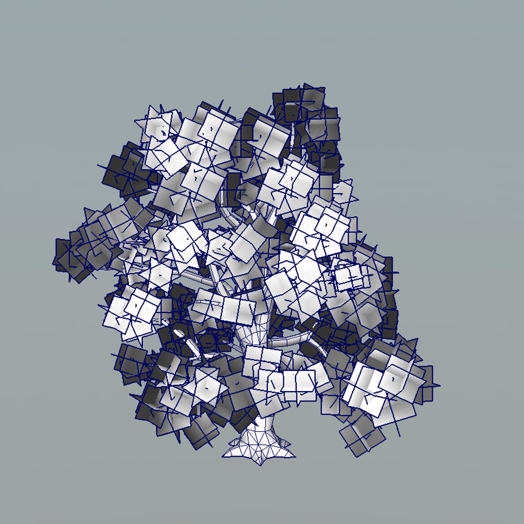 Oak-tree Lod Level 3d Model