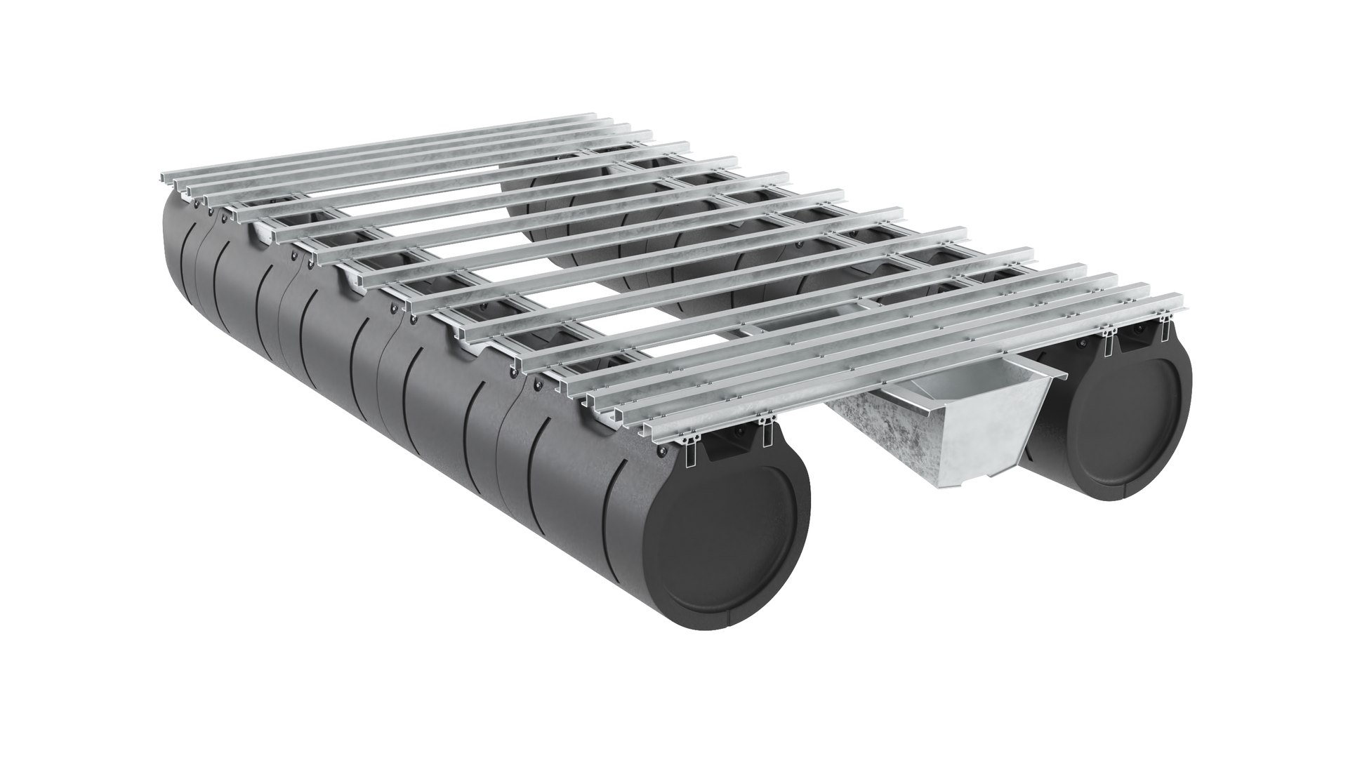 Pontoon Boat Frame 3D - TurboSquid 2206612