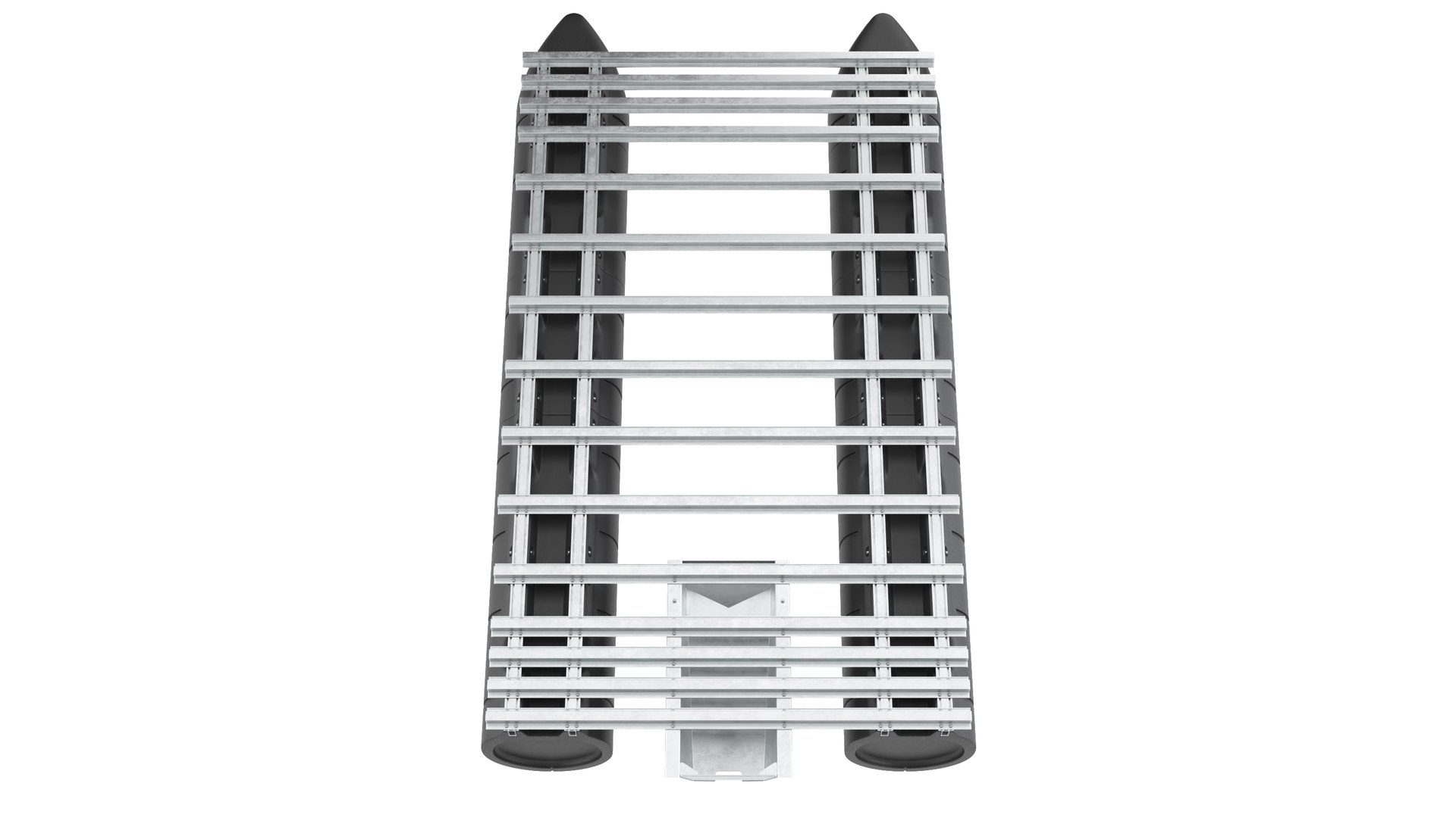 Pontoon Boat Frame 3D - TurboSquid 2206612