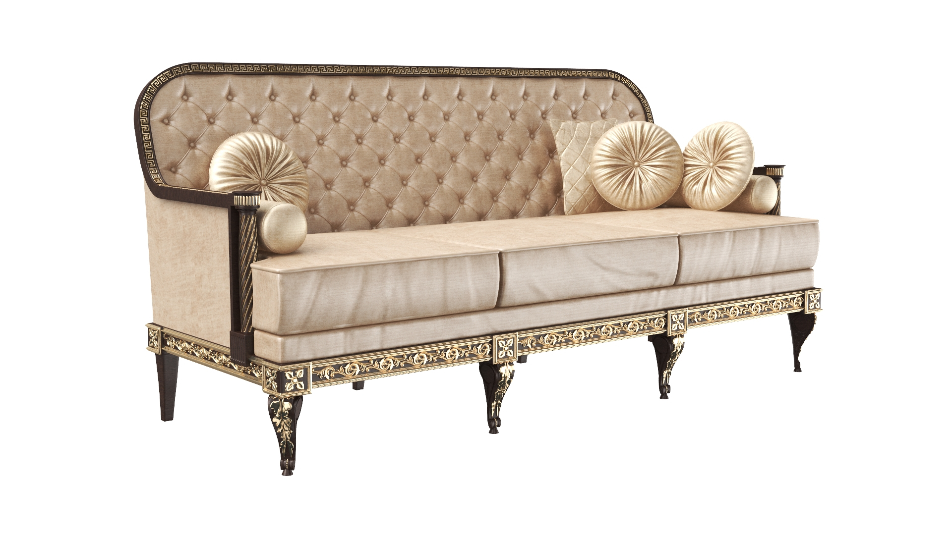 3D Classic Sofa Model - TurboSquid 1903385