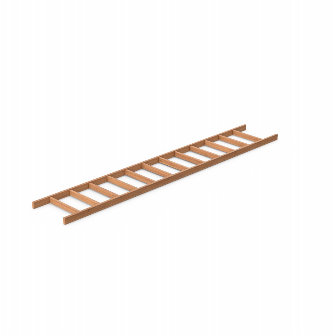 3D Model Wooden Ladder - TurboSquid 2061003