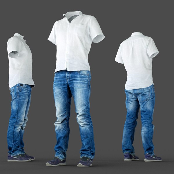3D male clothing outfit - TurboSquid 1329861