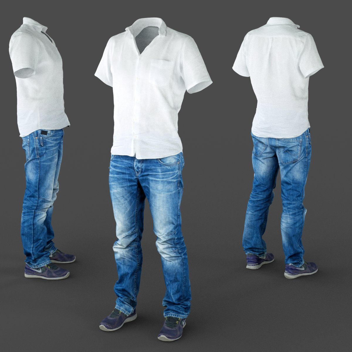 3D male clothing outfit - TurboSquid 1329861