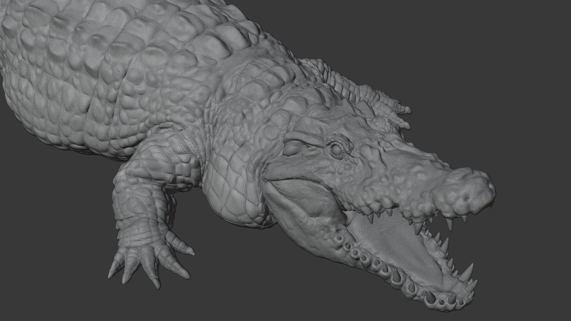 Highly Detailed Crocodile Model - TurboSquid 2357067