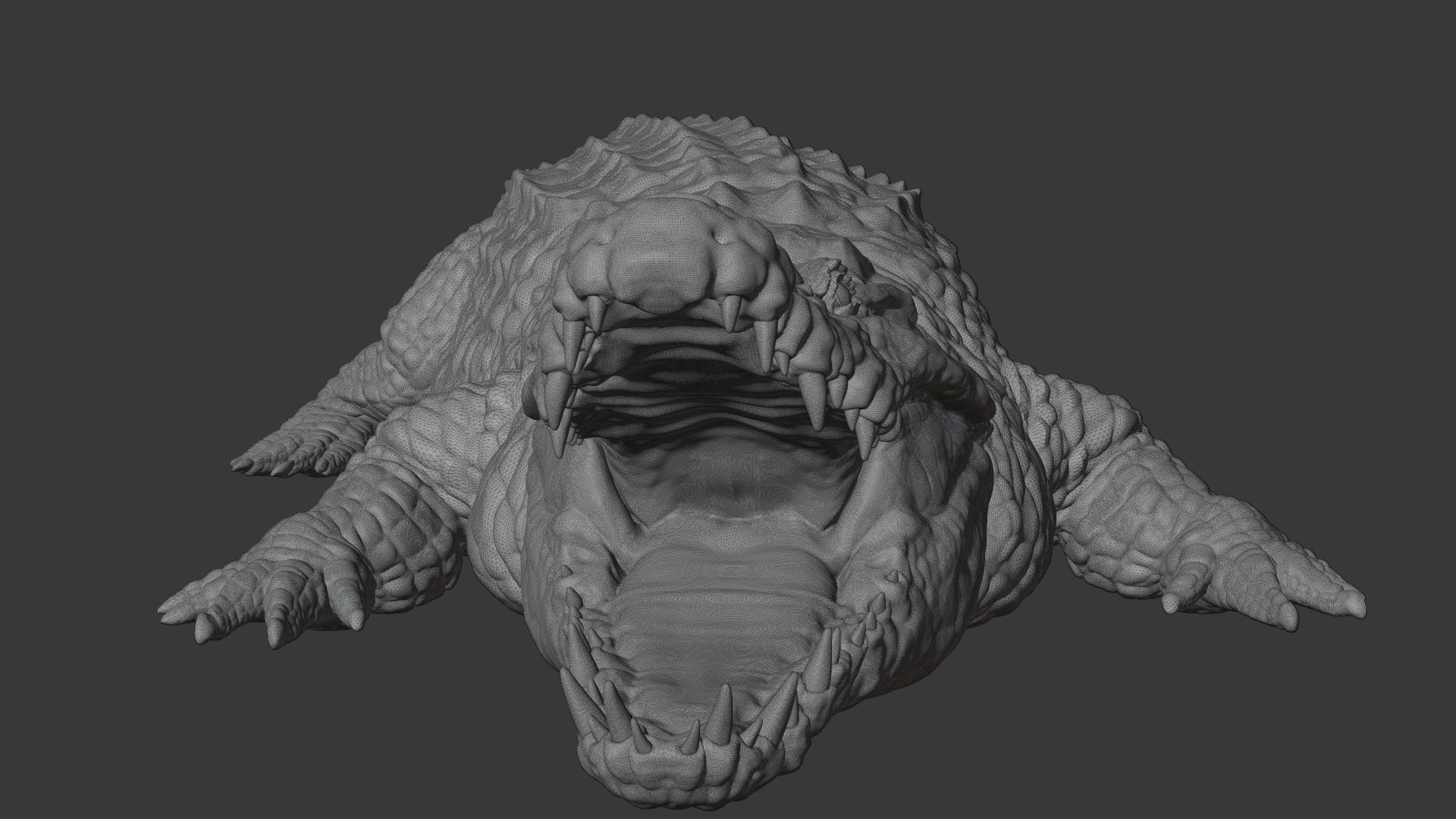 Highly Detailed Crocodile Model - TurboSquid 2357067