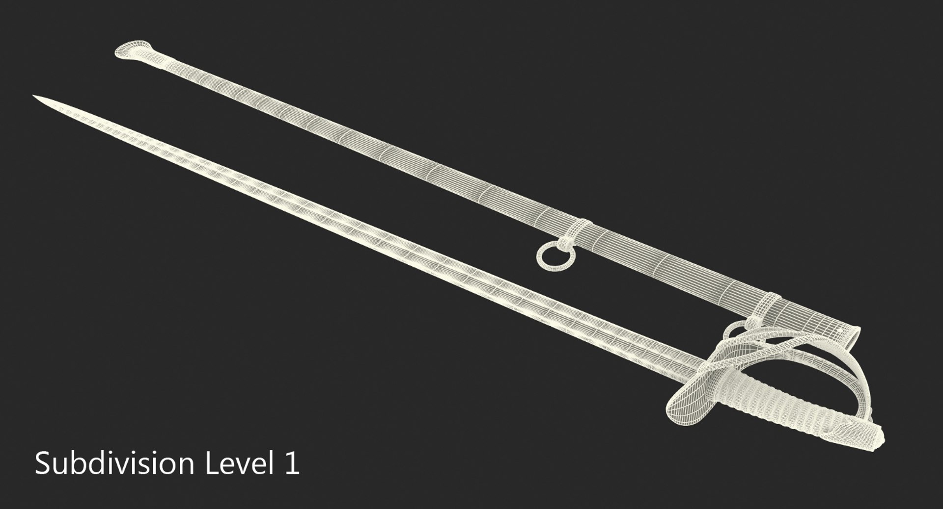 3ds Heavy Cavalry Sabre Sheath