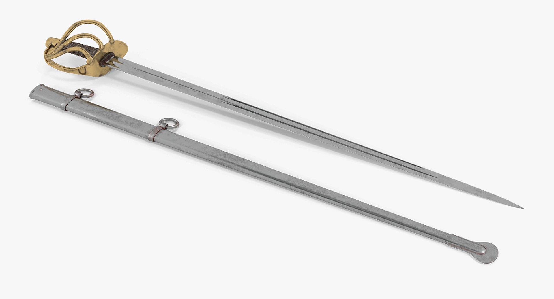 3ds Heavy Cavalry Sabre Sheath