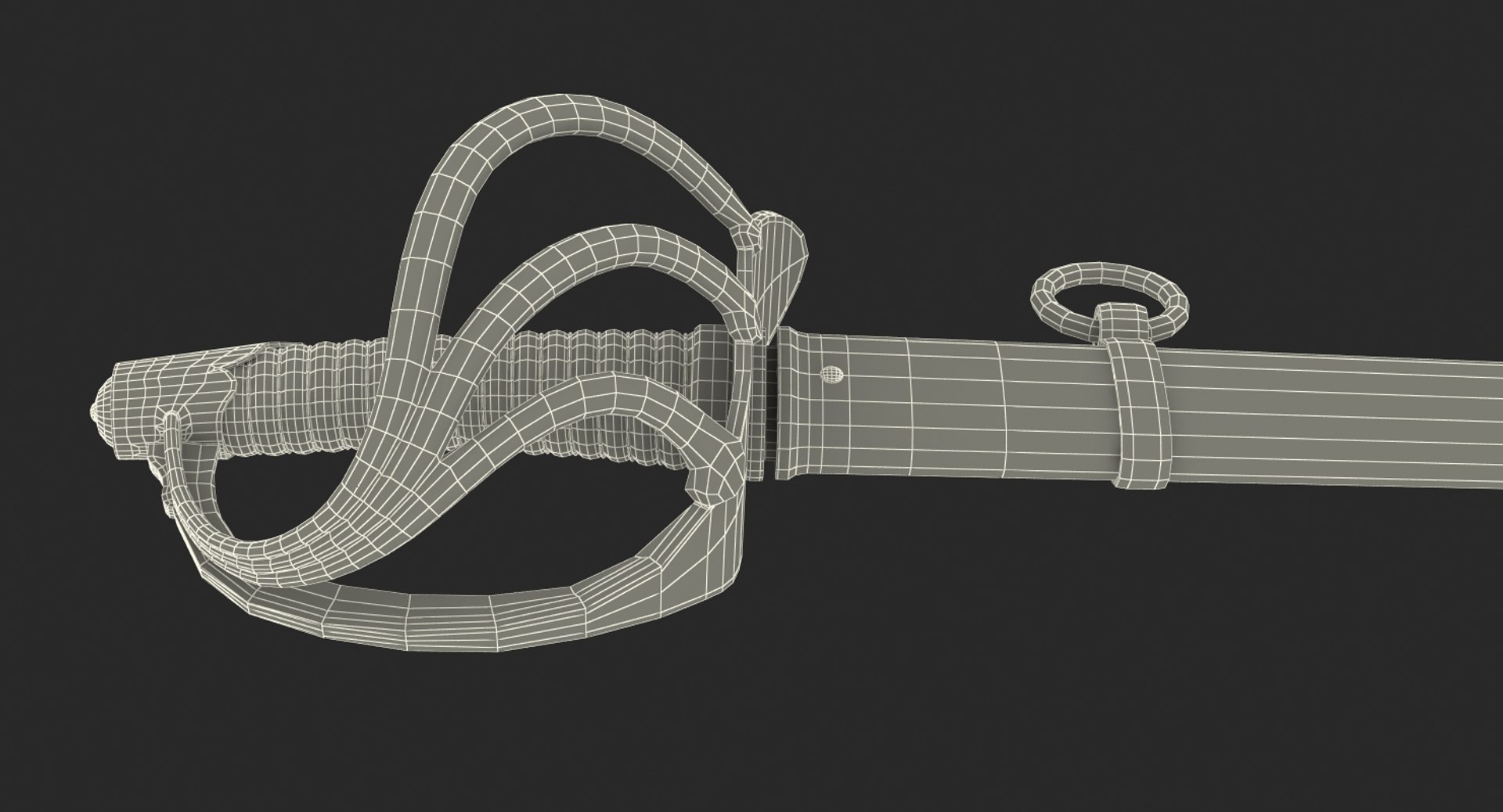 3ds heavy cavalry sabre sheath