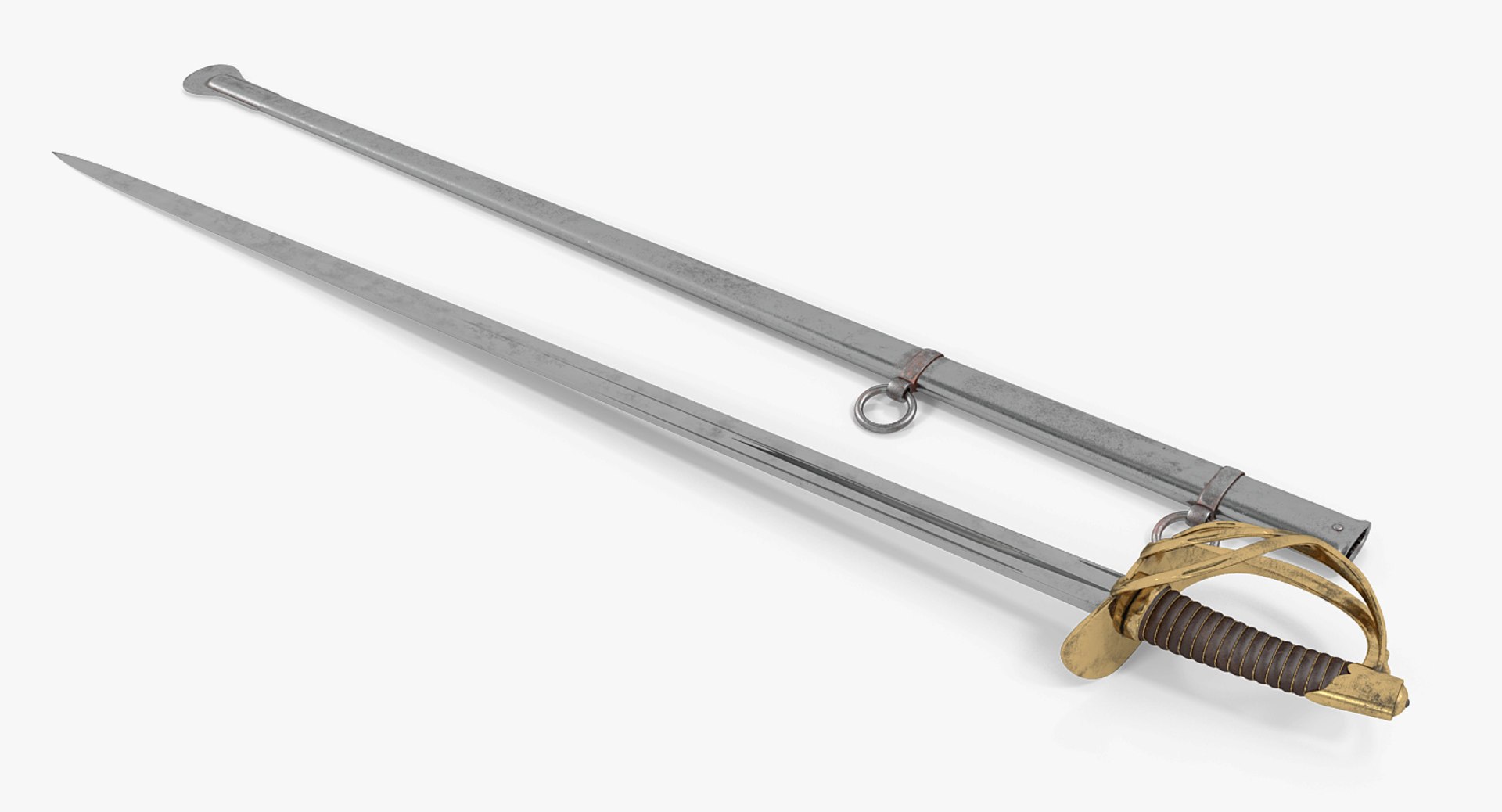 3ds Heavy Cavalry Sabre Sheath