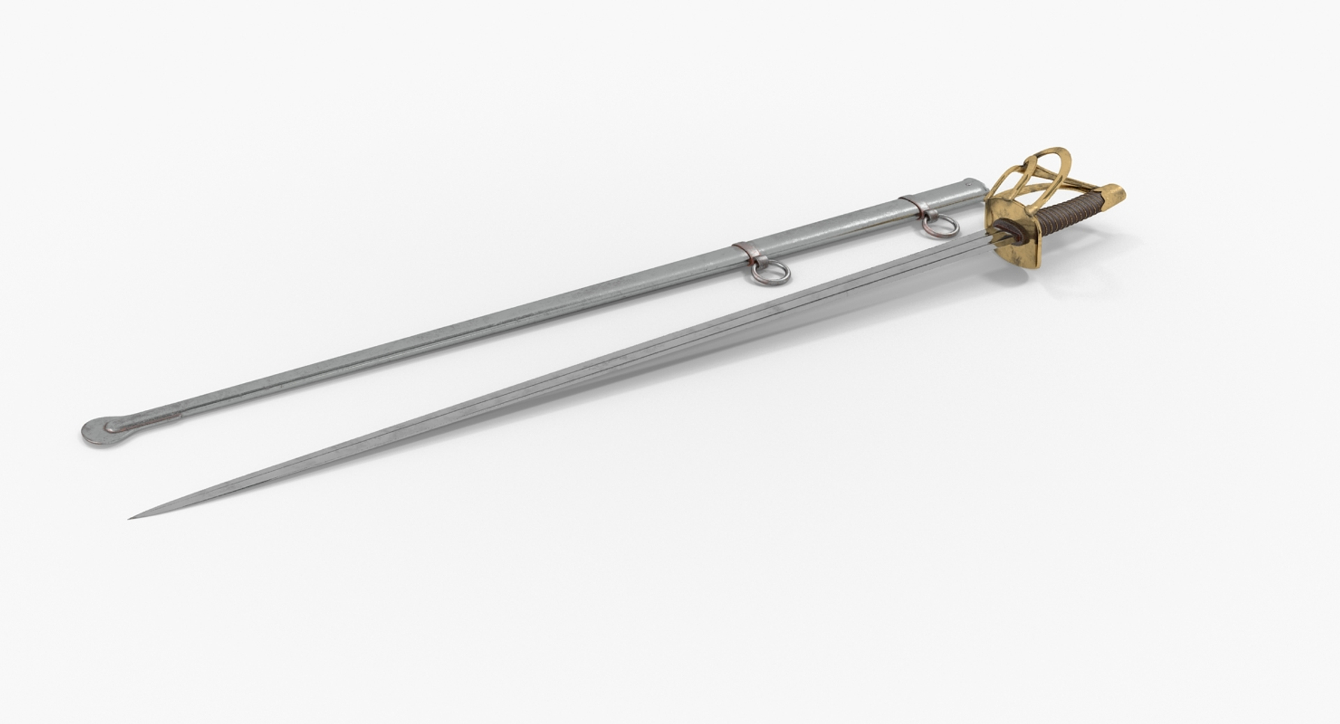 3ds Heavy Cavalry Sabre Sheath