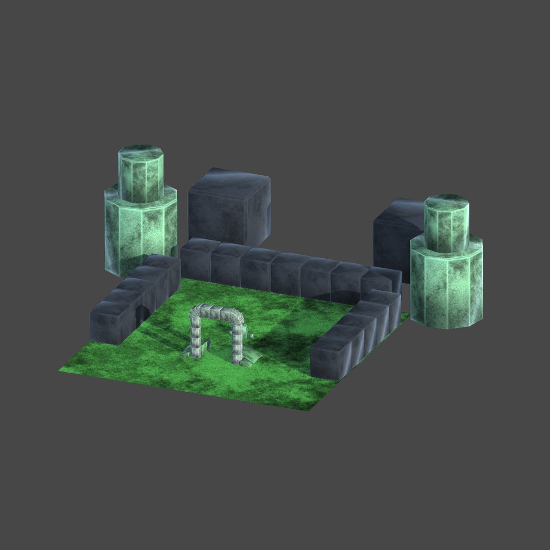 Free Stone Blocks 3D Model - TurboSquid 1395697