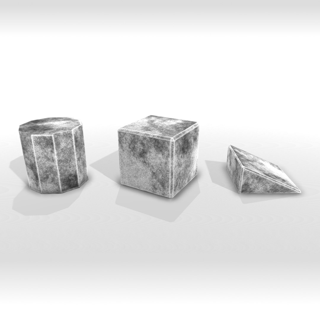 Free Stone Blocks 3D Model - TurboSquid 1395697