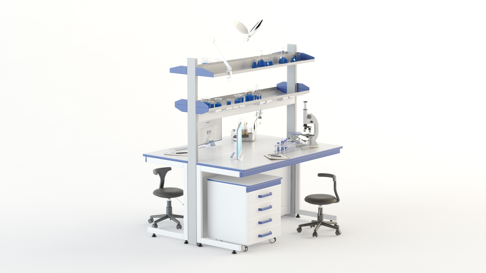 Laboratory Table 1 Model - TurboSquid 1498618