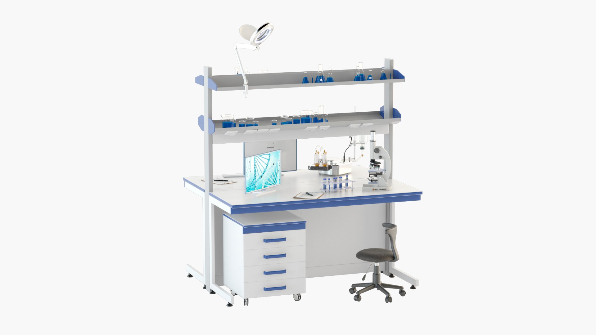 Laboratory Table 1 Model - TurboSquid 1498618