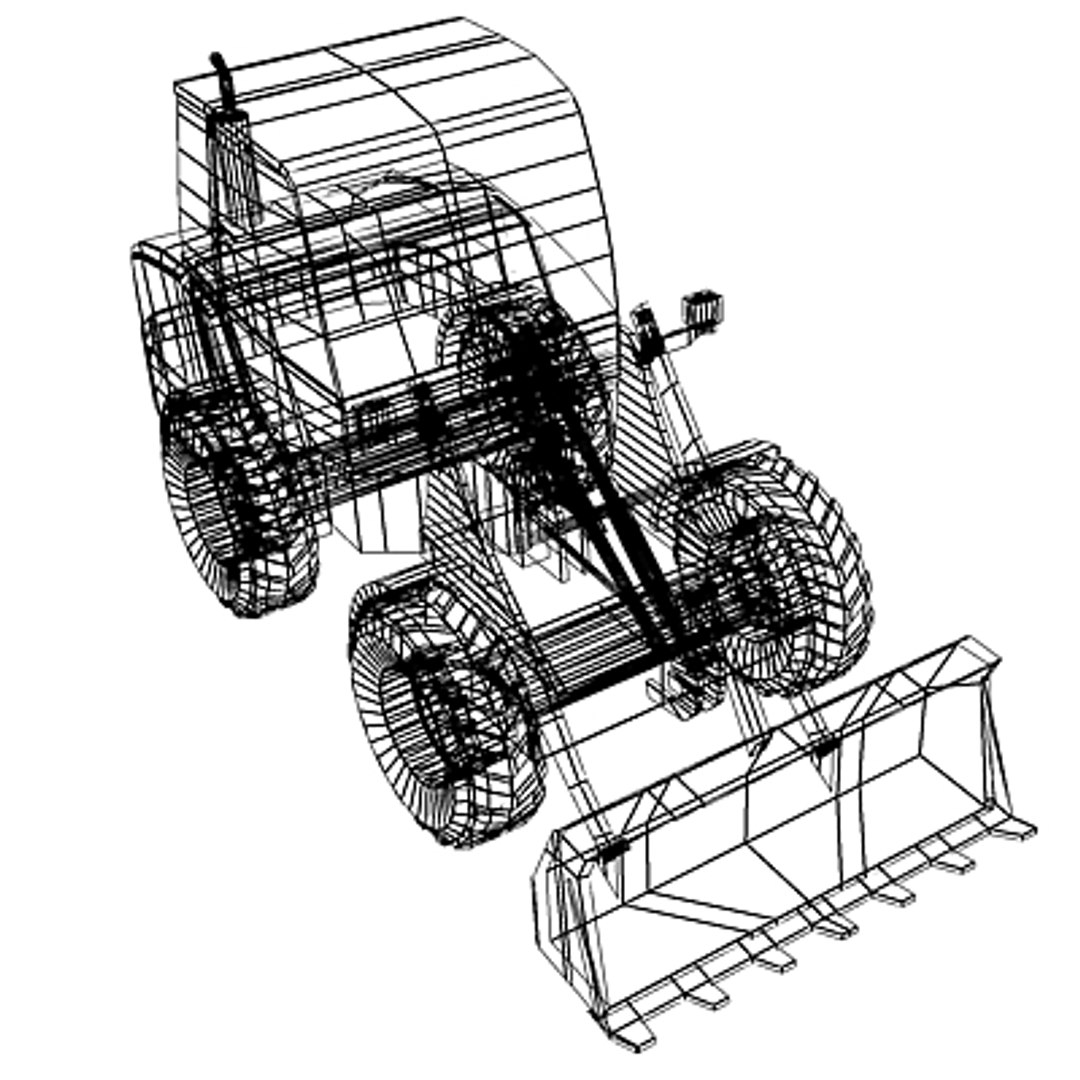 3d Compact Wheel Loader