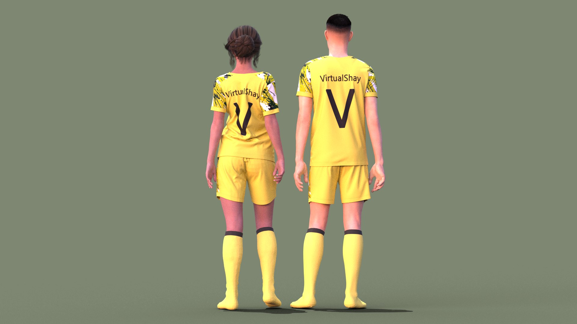 3D Soccer Uniform Model - TurboSquid 1971690
