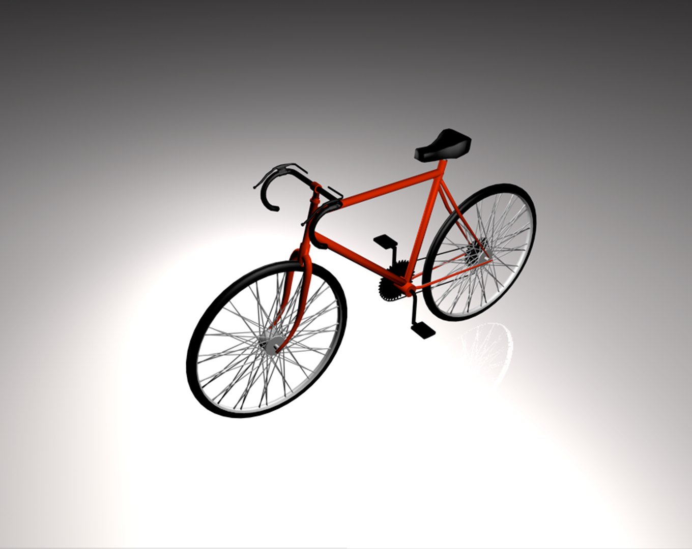 bike 3d obj