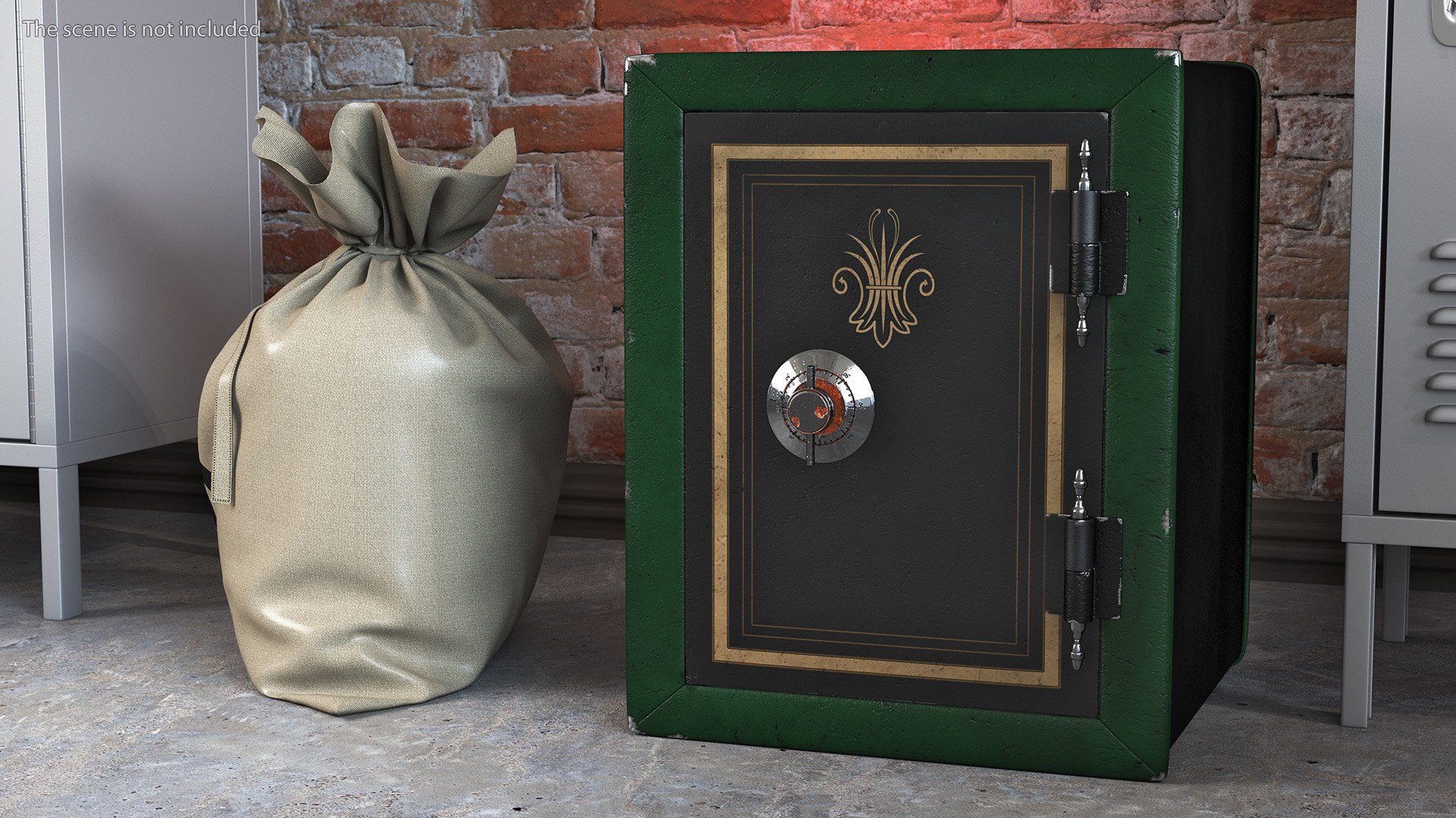3D Model Antique Safe - TurboSquid 2161348
