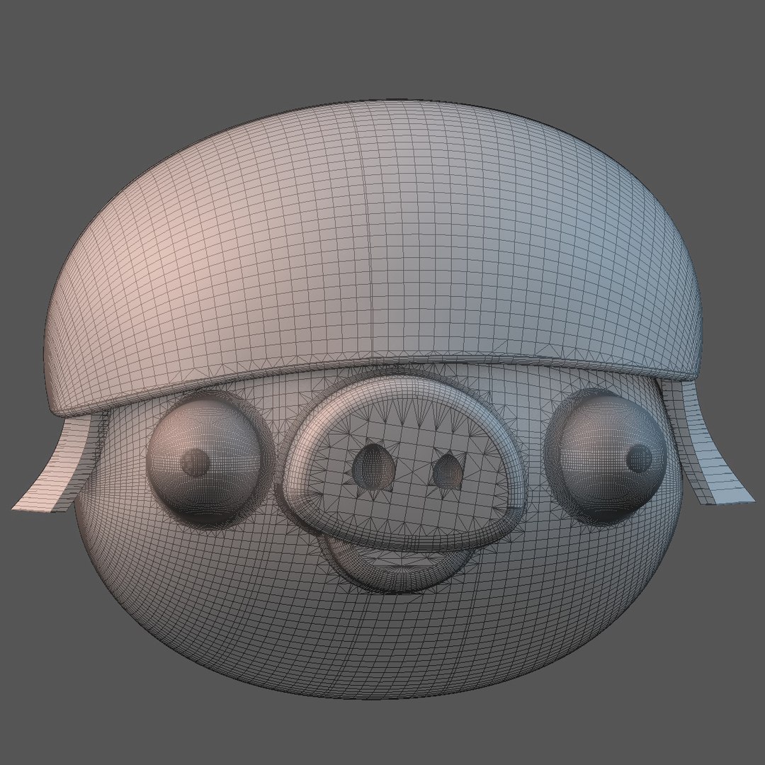 Pigs Enemies Angry Birds C4d