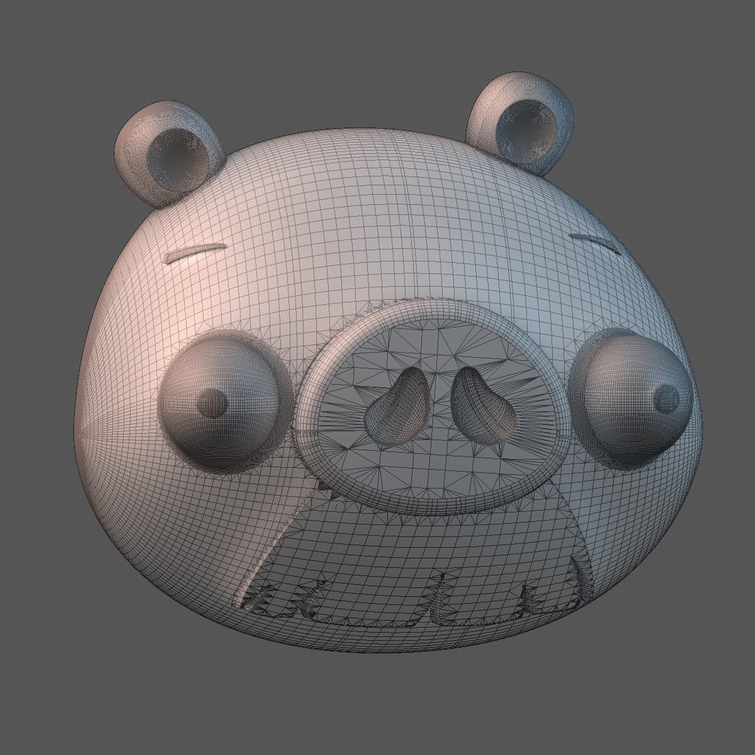 Pigs Enemies Angry Birds C4d