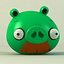 Pigs Enemies Angry Birds C4d