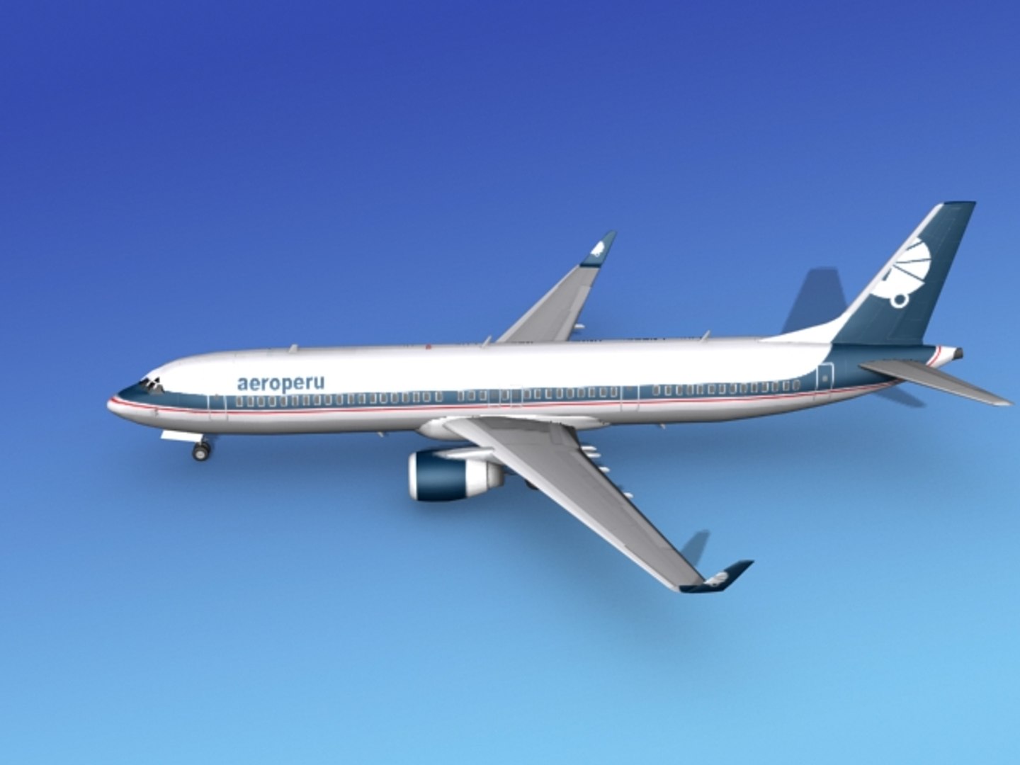 3d model 737-900er 737 airplane 737-900