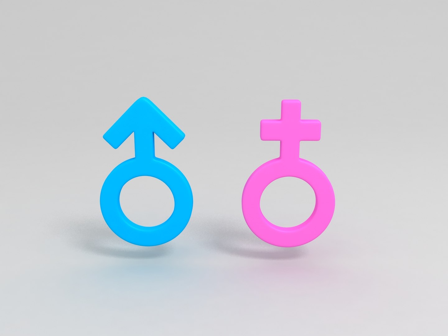 3D Gender Symbol Model - TurboSquid 1166117