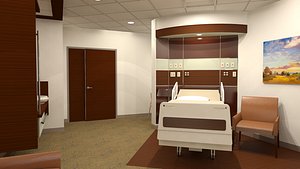 room patient 3d max