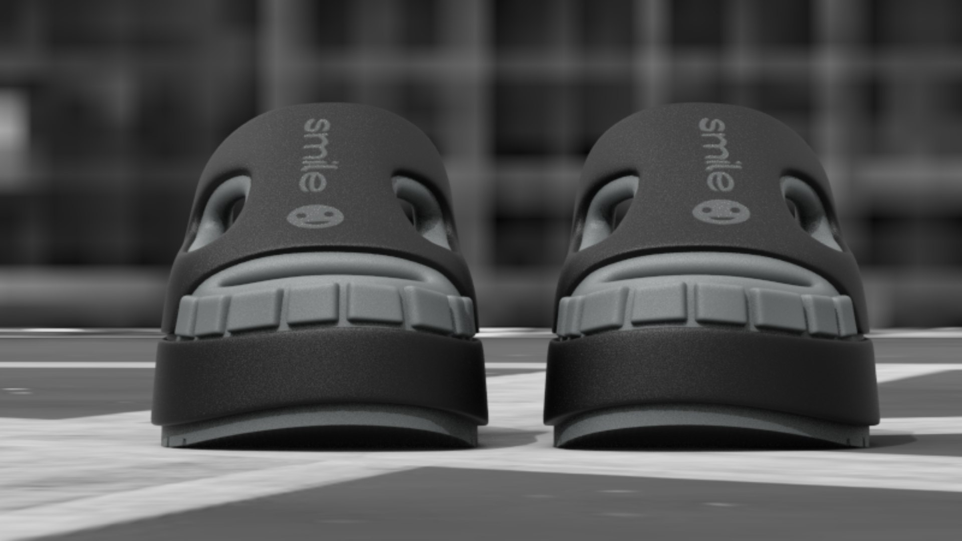Smile Slippers Shoes 3D Model - TurboSquid 2105288
